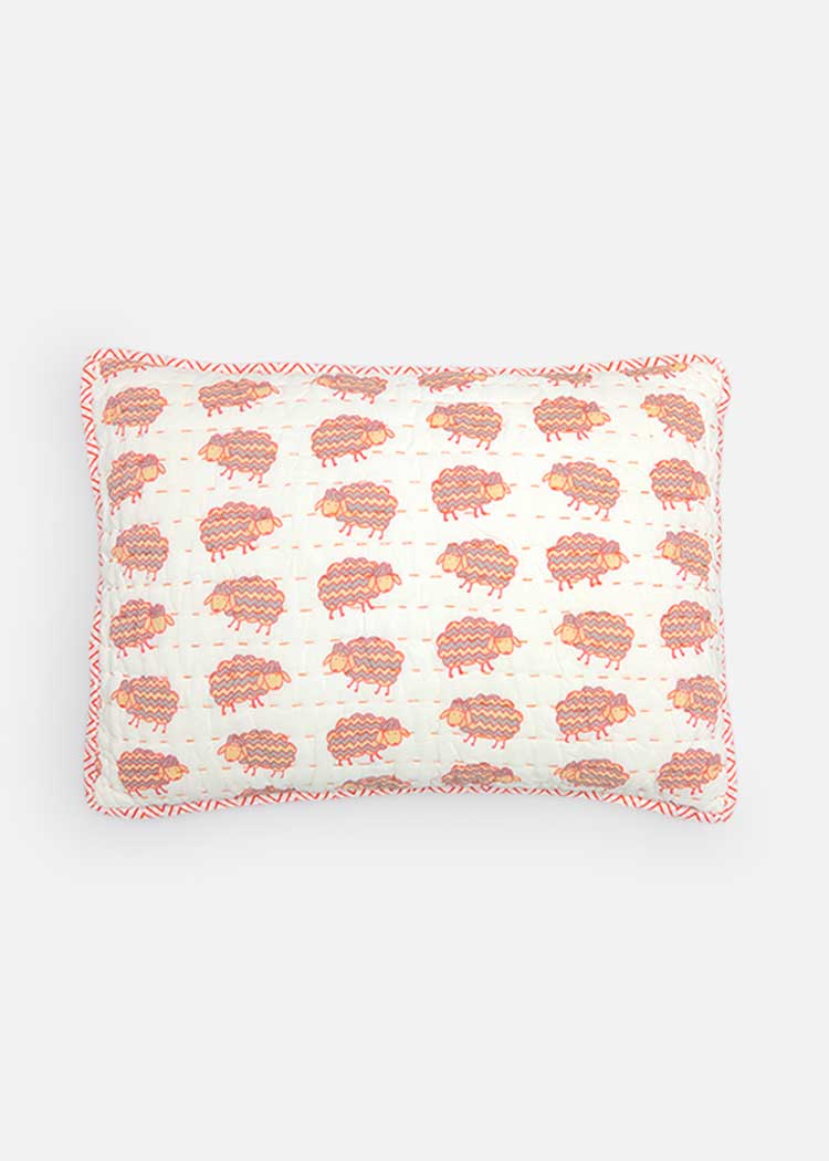 Pillow sham sheep | 100% cotton newborn baby pillow sham – The Almirah ...
